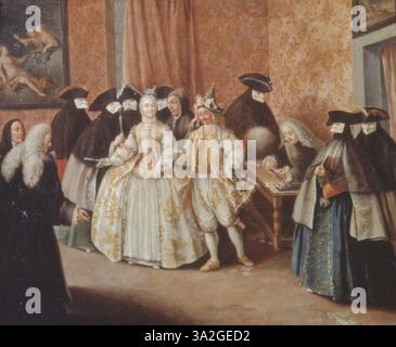 This 18th-century painting, attributed to the Upper Peruvian School ...