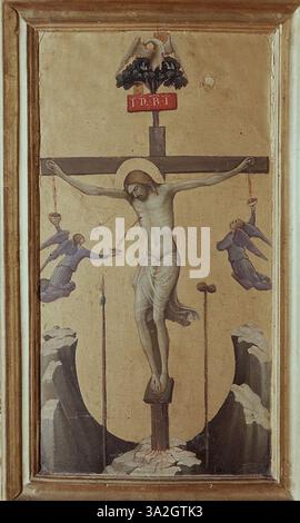 Lorenzo Monaco's 'Cristo Crocifisso' (Crucified Christ) shows Christ on ...