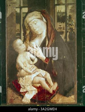 The 'Master of the Saint Lucy Legend' depicts the Virgin Mary surrounded by female saints. This ...