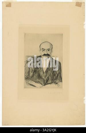 Edvard Munch’s portrait of Dr. Max Asch, painted in 1916, shows the ...