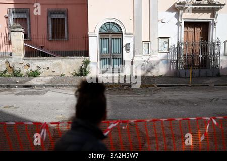 Napoli, Italia. 13th Mar, 2025. Naples, 03-13-2025 earthquake in Campi ...