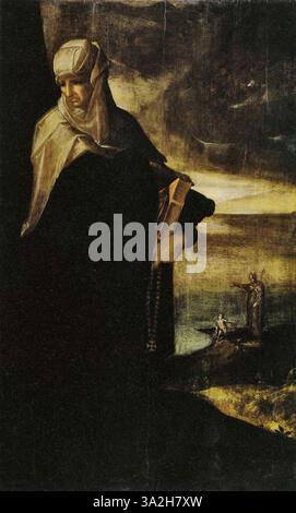 This painting by Bartholomeus Spranger depicts Saint John the Baptist ...