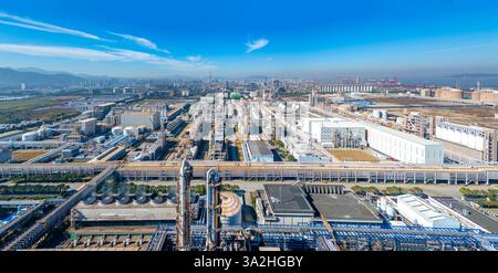 Formosa Plastics Industrial Park, Ningbo, Zhejiang, China Stock Photo ...