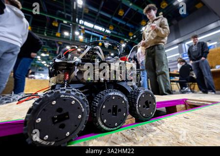 Nuremberg, Germany. 13th Mar, 2025. During the RoboCup German Open, an ...