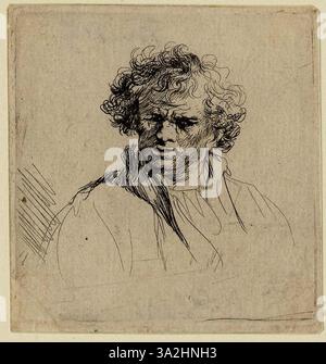 A portrait from the School of Rembrandt, showcasing the dramatic ...