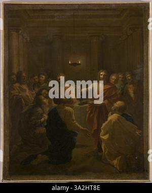 Nicolas Poussin - The Last Supper Stock Photo - Alamy