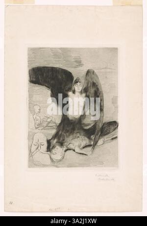 The 'Harpy' painting depicts a mythical creature from Greek mythology ...