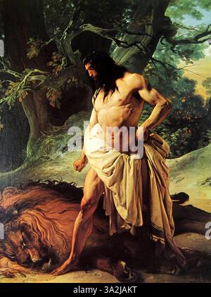 This painting by Hayez depicts the biblical scene of Jacob meeting his ...