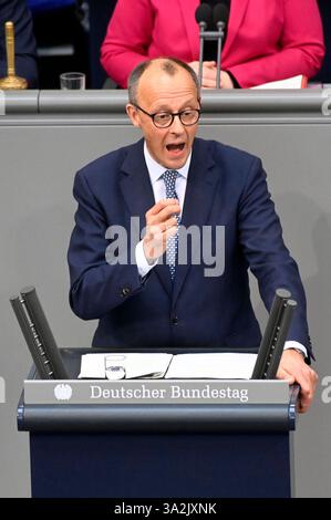 Friedrich Merz in der 213. Sitzung des Deutschen Bundestages im ...