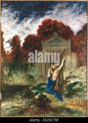 This painting, 'Orphée sur la tombe d'Eurydice,' shows the moment of ...