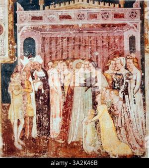 Tommaso da Modena’s 14th-century painting highlights religious figures ...