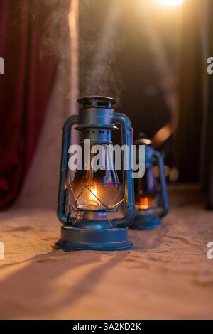 Vintage lantern in the Saudi Arabian desert Stock Photo - Alamy