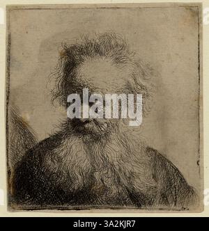 In this 1843 etching, Rembrandt’s signature technique of chiaroscuro ...