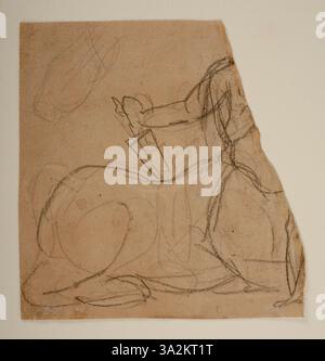 This sculpture by Bertel Thorvaldsen emphasizes the human form with ...