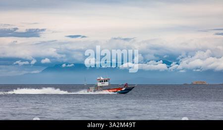 A spill response vessel with the Western Canada Marine Response ...