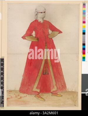 John White's 1906 illustration shows a Tartar or Uzbek man wearing a ...
