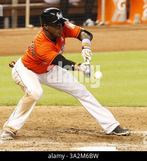 MIAMI, FL - JUNE 15: Adeiny Hechavarria during the New York Yankees ...