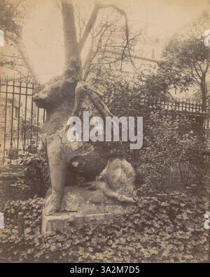 Atget’s photograph from 1911 shows the 'Rond Point Orangerie' in the ...