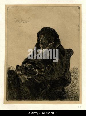 This portrait by Rembrandt reveals the emotional depth of the subject ...