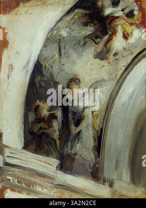 This study by John Singer Sargent focuses on architectural elements in ...