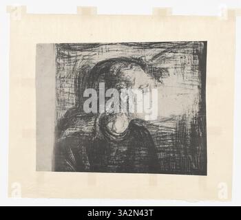 'The Sick Child I' by Edvard Munch shows an adult comforting a sick ...