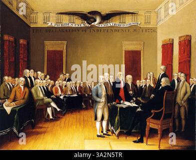 The Declaration of Independence, July 4, 1776 1845 by Edward Hicks ...