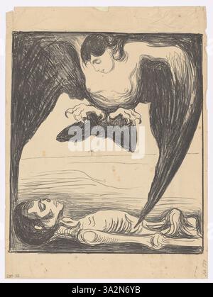 The 'Harpy' painting depicts a mythical creature from Greek mythology ...