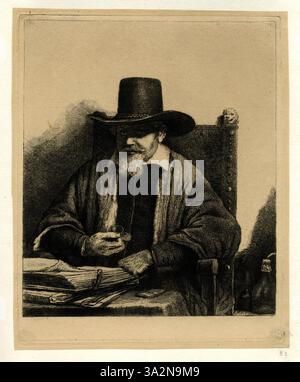 In this 1941 engraving by François Basan, the remarkable use of light ...