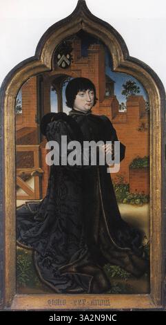 Virgin and Child . Triptych of Jan de Witte and Marie Hoose . circa ...