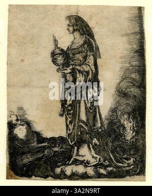 The painting 'Allegory of Fortune' represents the concept of fortune ...