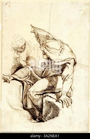 This drawing illustrates the scene from Act II, Scene 2 of *Macbeth ...