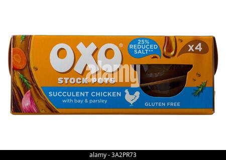 Box of Oxo Stock Pots Succulent Chicken with bay & parsley gluten free ...