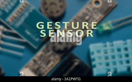 Gesture sensor. Detects hand gestures and movements for user input ...