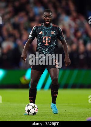 Bayern Munich’s Dayot Upamecano during the 2025-26 Champions League ...