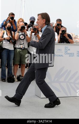 CANNES, FRANCE - JULY 12: Tim Roth and Vicky Krieps at the "Bergman ...