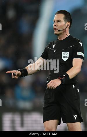 Referee Danny Makkelie (NED) participates in the 2024/25 UEFA Europa ...