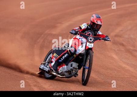 Zach Cook of Belle Vue Aces at the Press Conference during the Belle ...