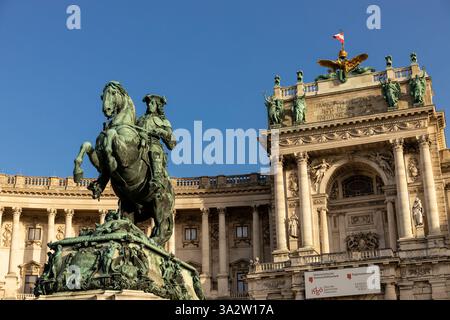 Vienna, the capital of Austria city sights. Great architecture of a ...