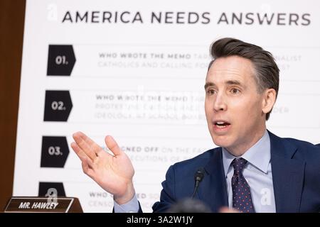 FBI Director Kash Patel speaks during an event with President Donald ...