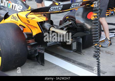 McLaren F1 Team MCL39, mechanical detail front wing during the Formula ...