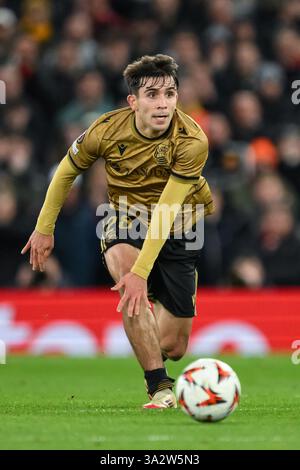 Pablo MARIN of Real Sociedad during the Spanish championship La Liga ...