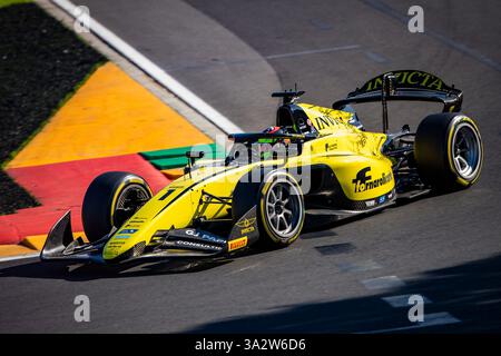 01 FORNAROLI Leonardo (ita), Invicta Racing, Dallara F2 2024, action ...