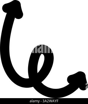 Elbow Arrow Spiral Stock Vector Image & Art - Alamy