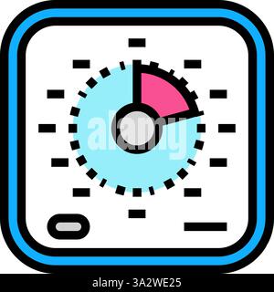 recovery timer clock wellness color icon vector illustration Stock ...