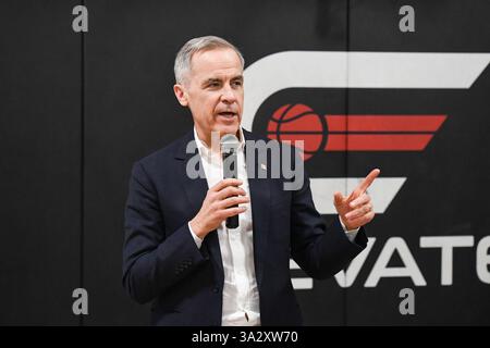 Prime Minister Mark Carney speaks after he met with Coastal First ...