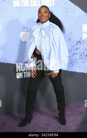 Saisha Beecham beim Red Carpet Event zum Apple TV Dokumentar-Zweiteiler ...