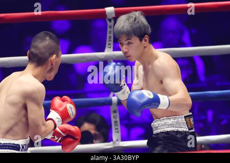 Tokyo, Japan. 13th Mar, 2025. Tomoya Tsuboi (JPN) Boxing : 8R 117 pound ...