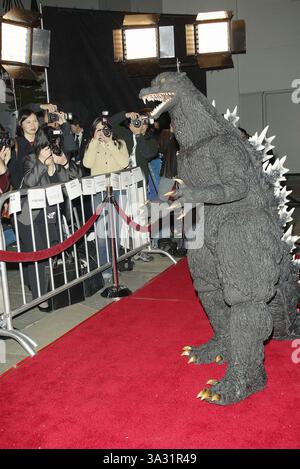 Nov. 29, 2004 - Hollywood, CALIFORNIA - K40338FB.GODZILLA HONORED WITH ...