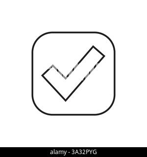 check mark emoji symbol sign icon vector illustration Stock Vector ...