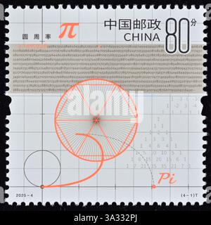 CHINA - CIRCA 2025: A stamps printed in China shows 2025-4 the beauty ...